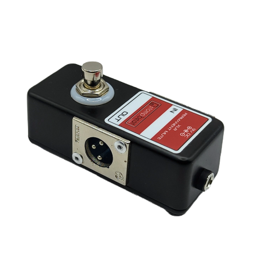 Permanent Mute XLR Foot Switch with LED